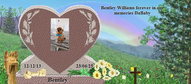 Bentley's Rainbow Bridge Pet Loss Memorial