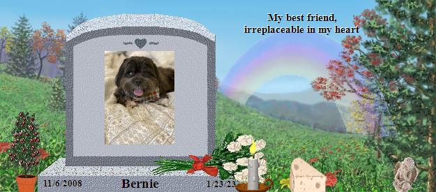 Bernie's Rainbow Bridge Pet Loss Memorial