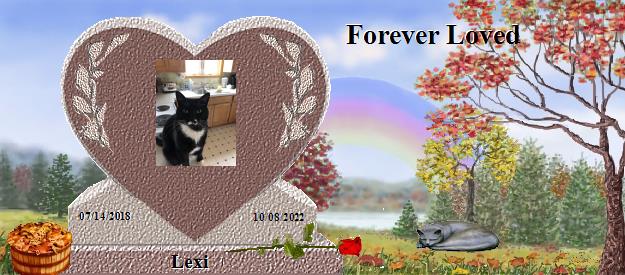 Lexi's Rainbow Bridge Pet Loss Memorial