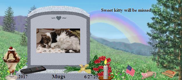 Mugs's Rainbow Bridge Pet Loss Memorial