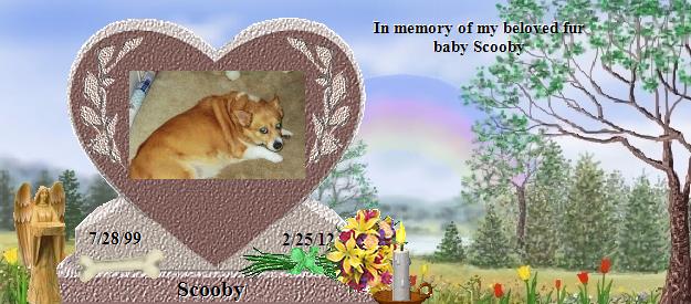 Scooby's Rainbow Bridge Pet Loss Memorial