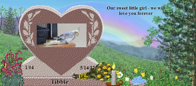 Tibbie's Rainbow Bridge Pet Loss Memorial